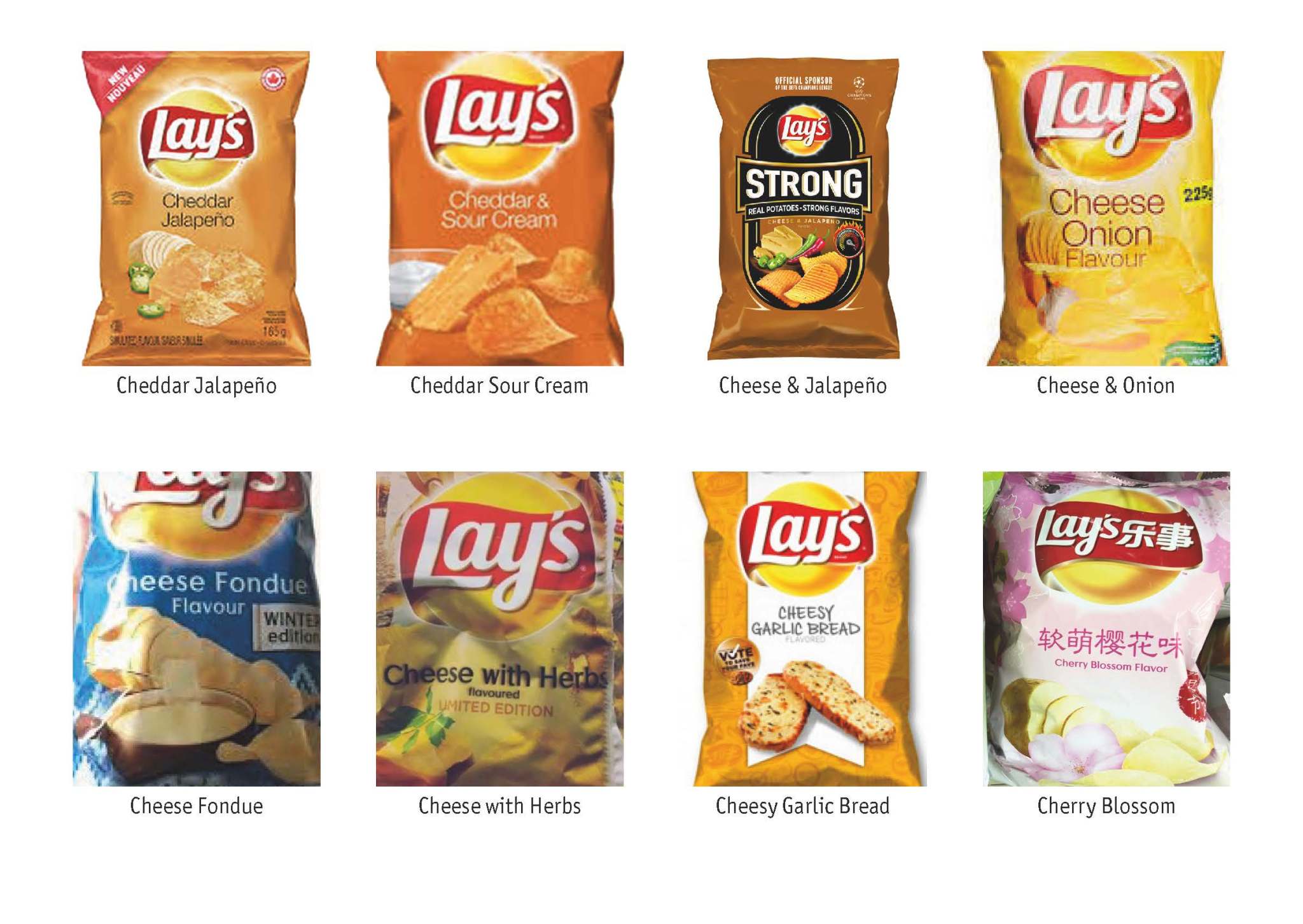 More than 180 flavours of Lay’s crisps – Museum of Crisps