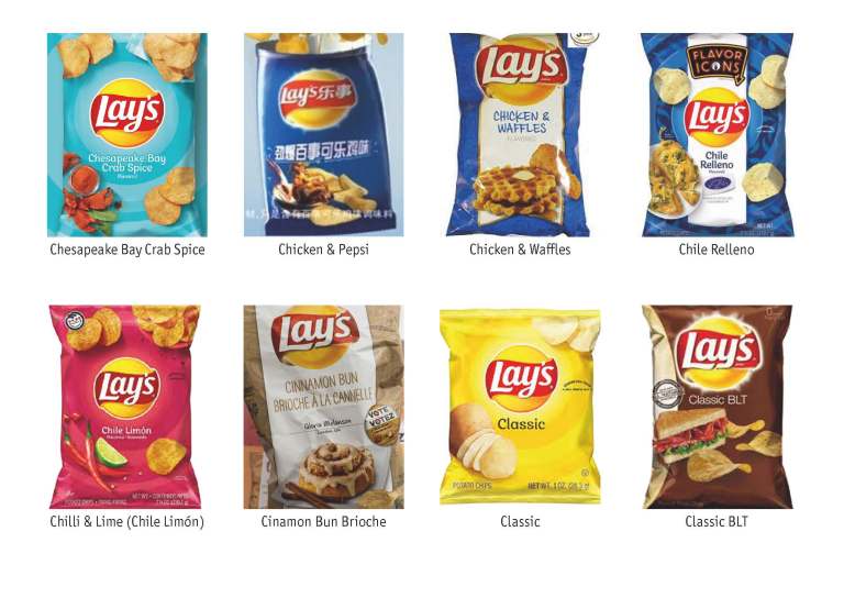 More than 180 flavours of Lay’s crisps – Museum of Crisps