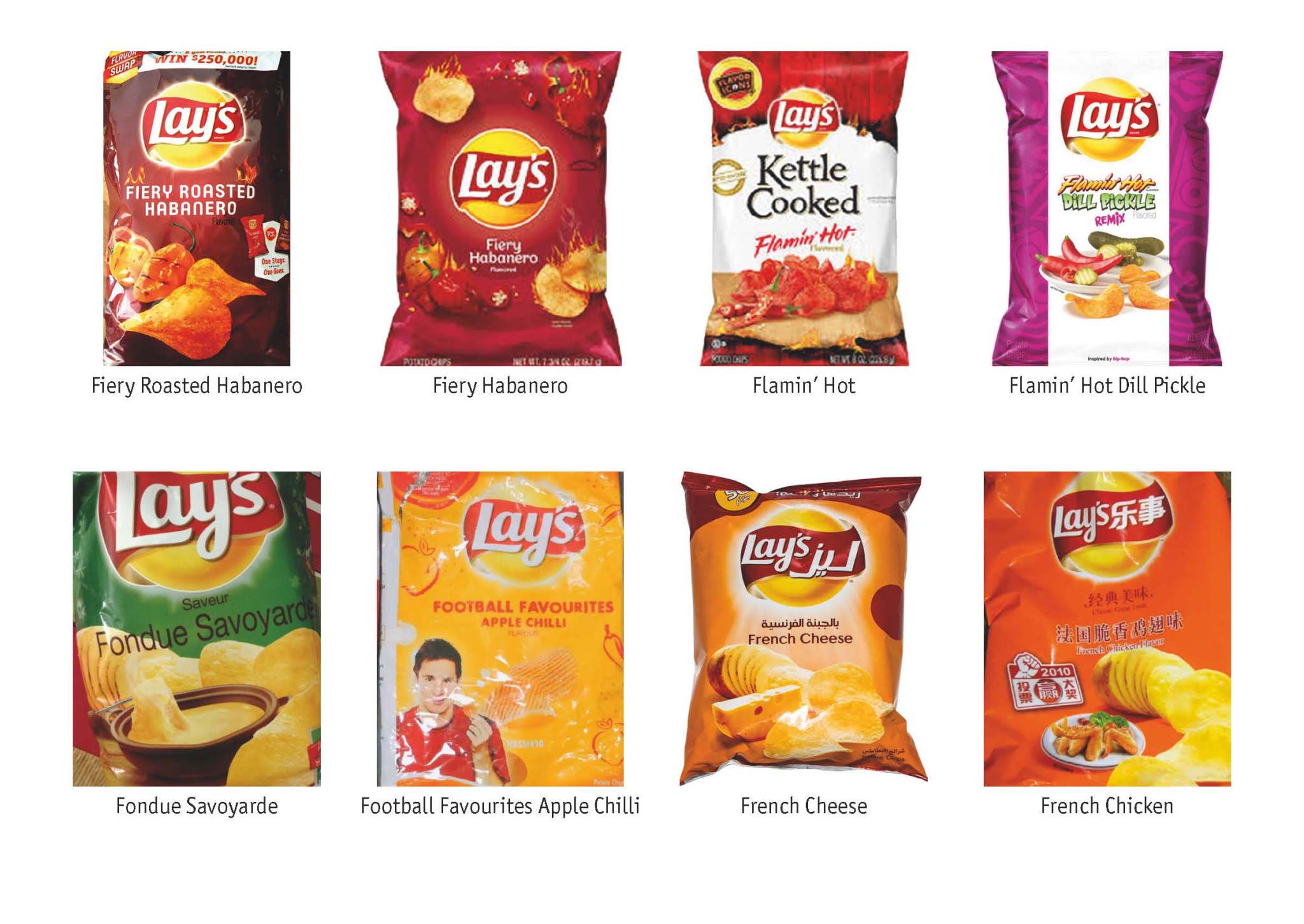 More than 180 flavours of Lay’s crisps – Museum of Crisps