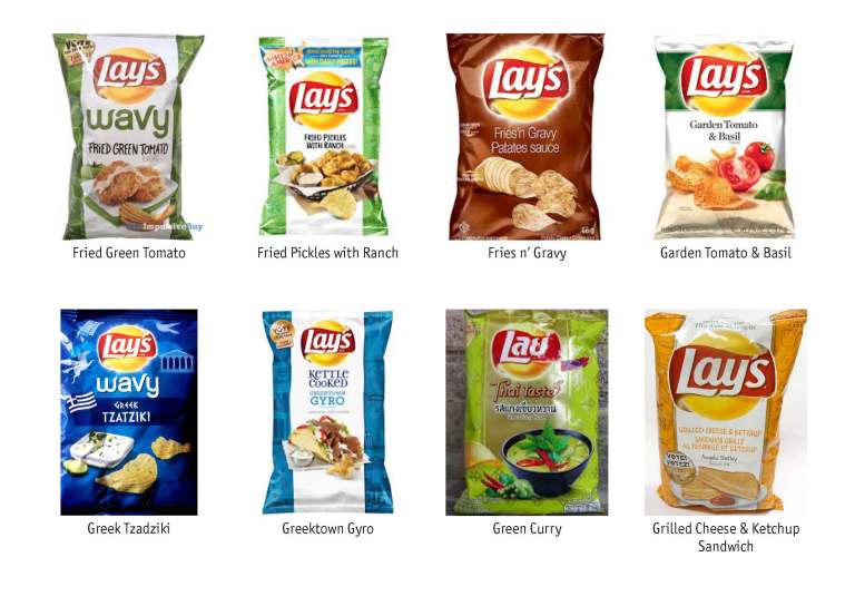More than 180 flavours of Lay’s crisps – Museum of Crisps