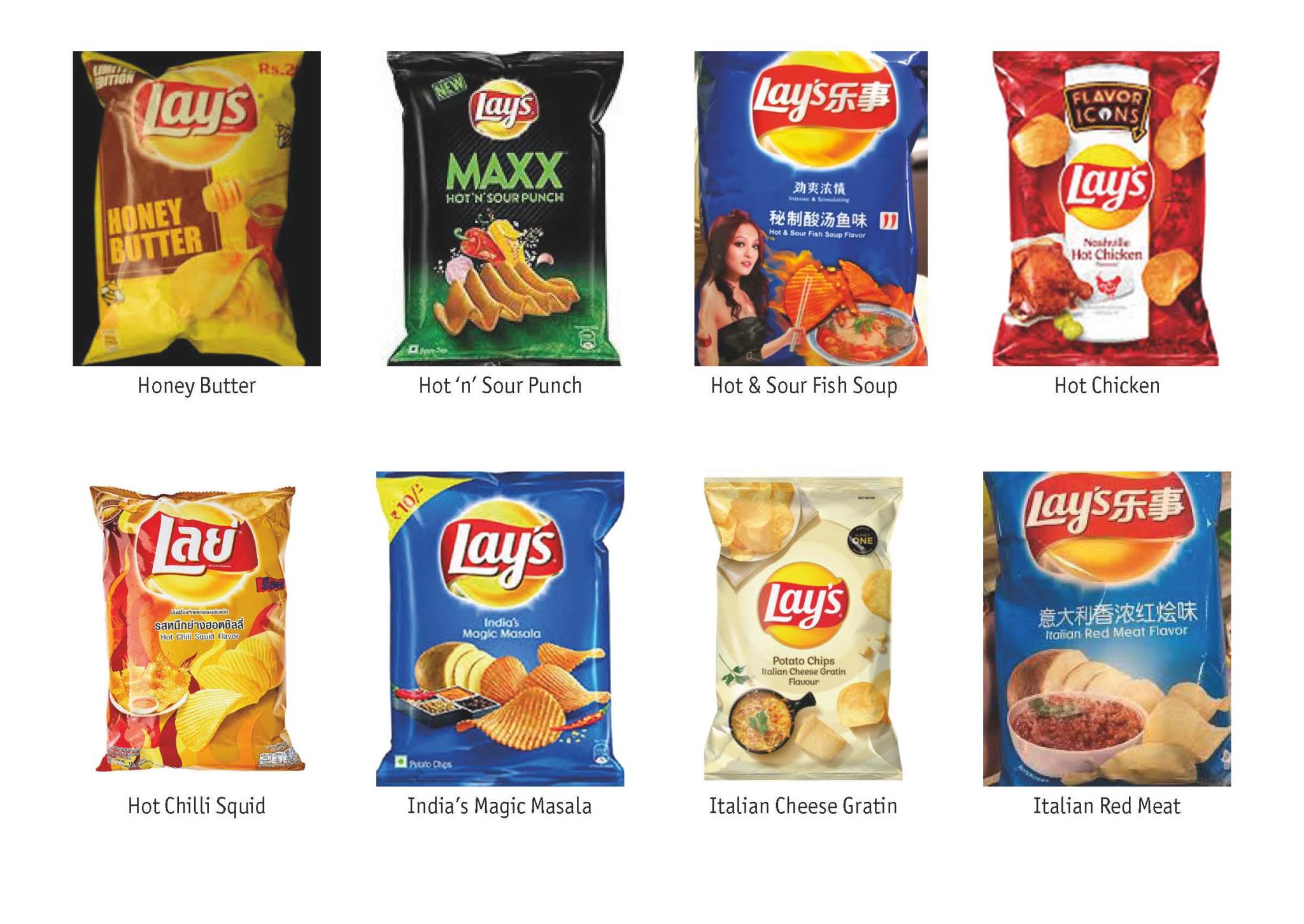 More than 180 flavours of Lay’s crisps – Museum of Crisps