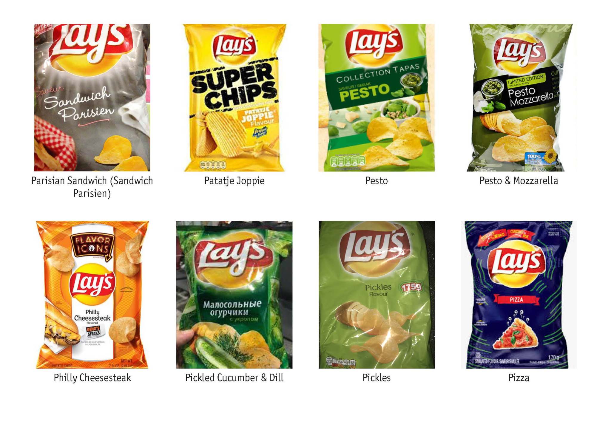 More than 180 flavours of Lay’s crisps – Museum of Crisps