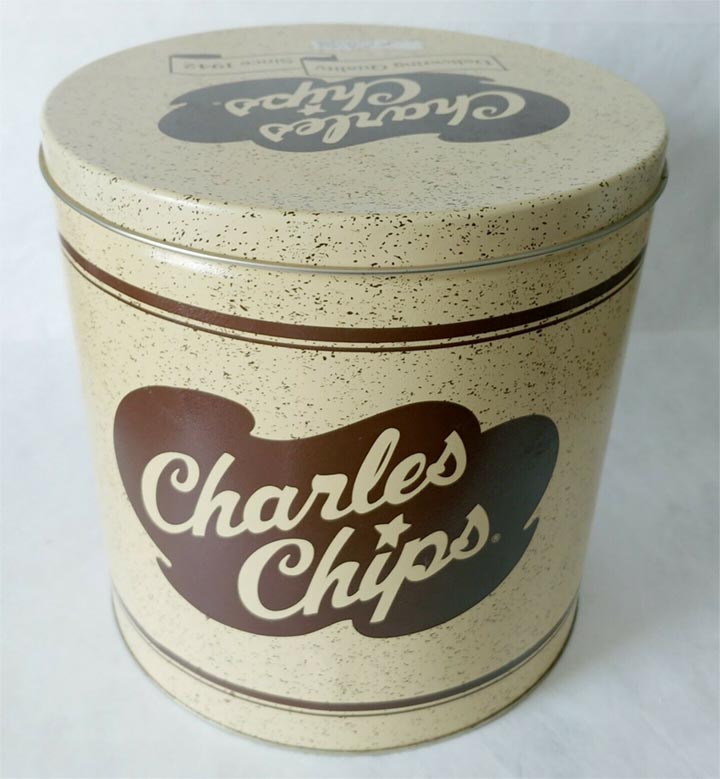 Some vintage potato crisp tins – Museum of Crisps