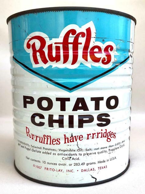 Some vintage potato crisp tins – Museum of Crisps