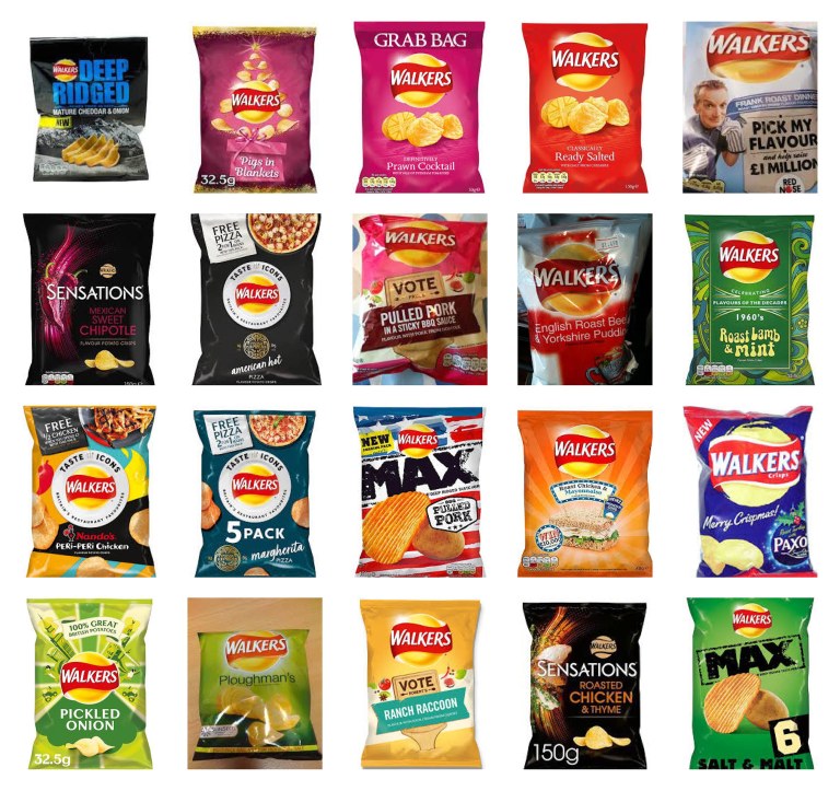 141 flavours – Walkers crisps with lots of Special Editions – Museum of ...